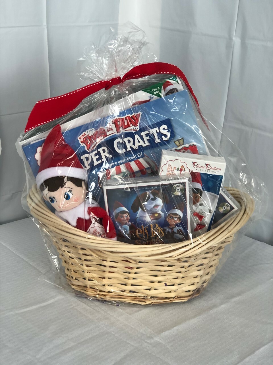 Elf on the Shelf Basket - BGC Online Auction